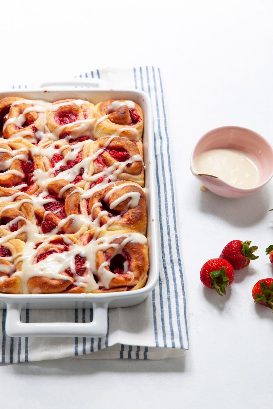 Strawberry Swirl Buns - Everyday Annie